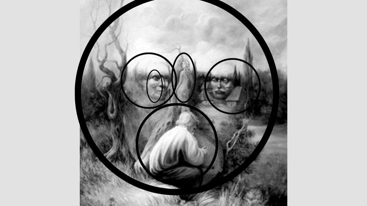 How Fast You Can Find All The SIX Hidden Faces In This Optical Illusion ...