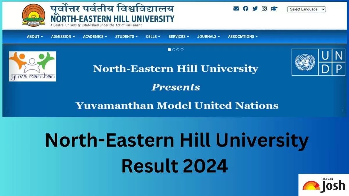 NEHU Result 2024 OUT at exams.nehu.ac.in, Direct Link to Download UG Marksheet