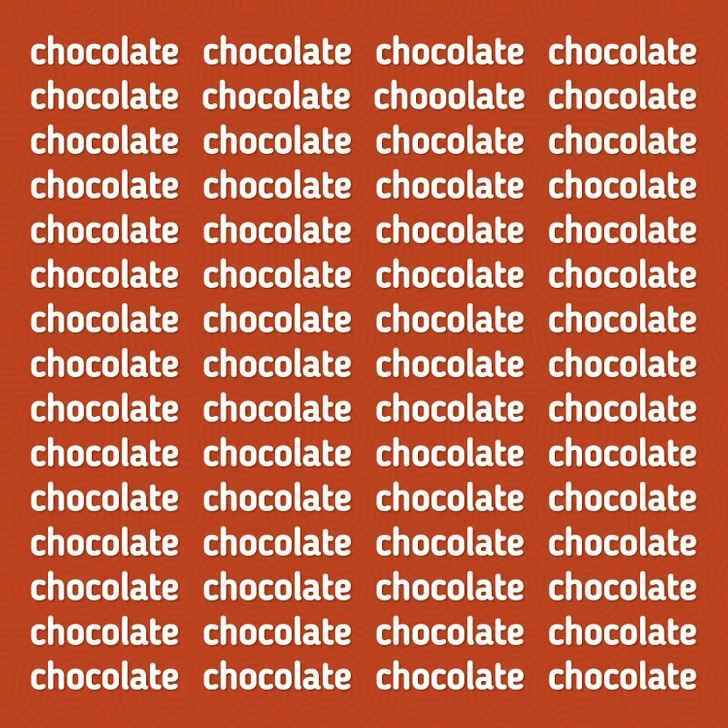 Seek and Find: Can you find the incorrect spelling in 4 seconds?