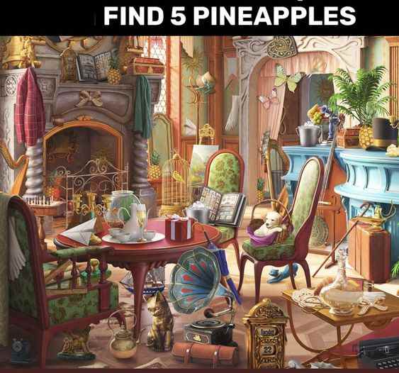 Spot The 5 Hidden Pineapples In The Picture Before They Are Invisible ...