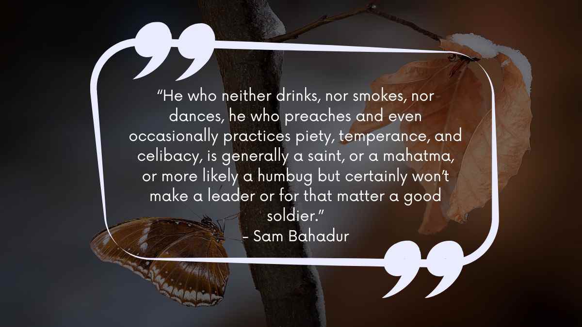 Sam Manekshaw Quotes: Best, Famous, and Success Quotes By First Indian ...