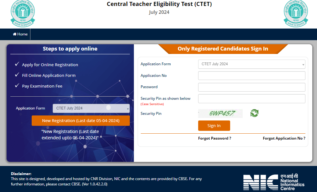 CTET Application Form 2024 - Form Correction Link (Active), Fee, Last Date| Jagran Josh