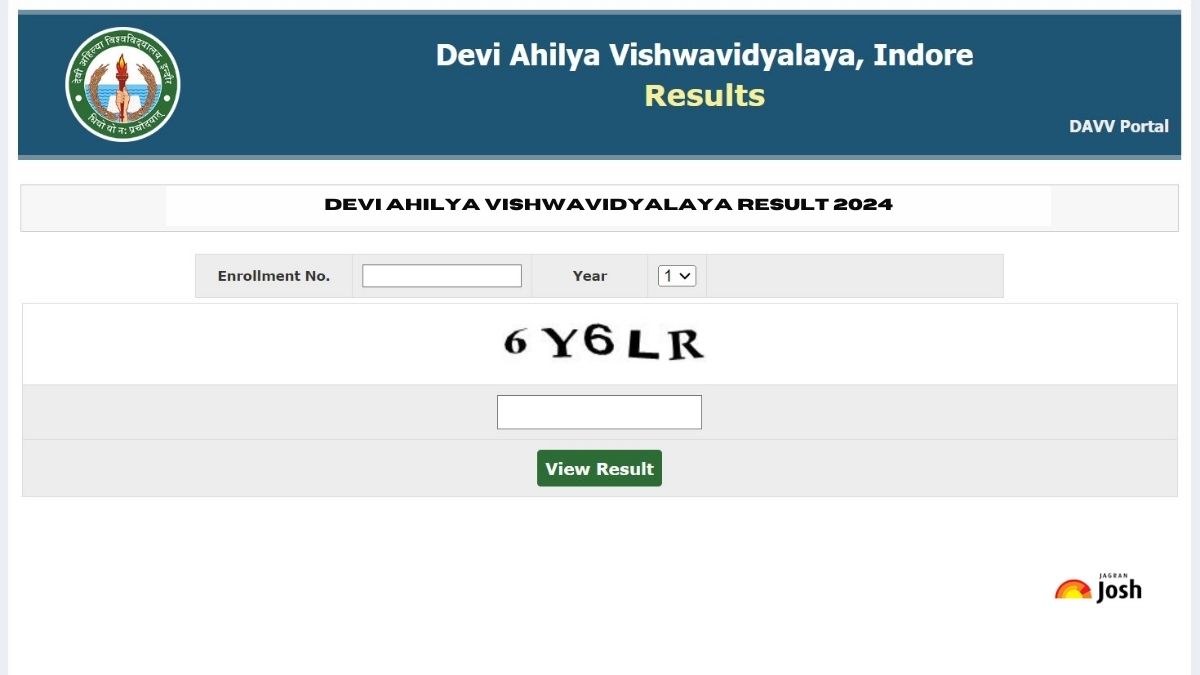 DAVV Result 2024 OUT: देवी अहिल्या विश्वविद्यालय रिजल्ट घोषित, यहां ... DAVV Result 2024 OUT: देवी अहिल्या विश्वविद्यालय रिजल्ट घोषित, यहां ...