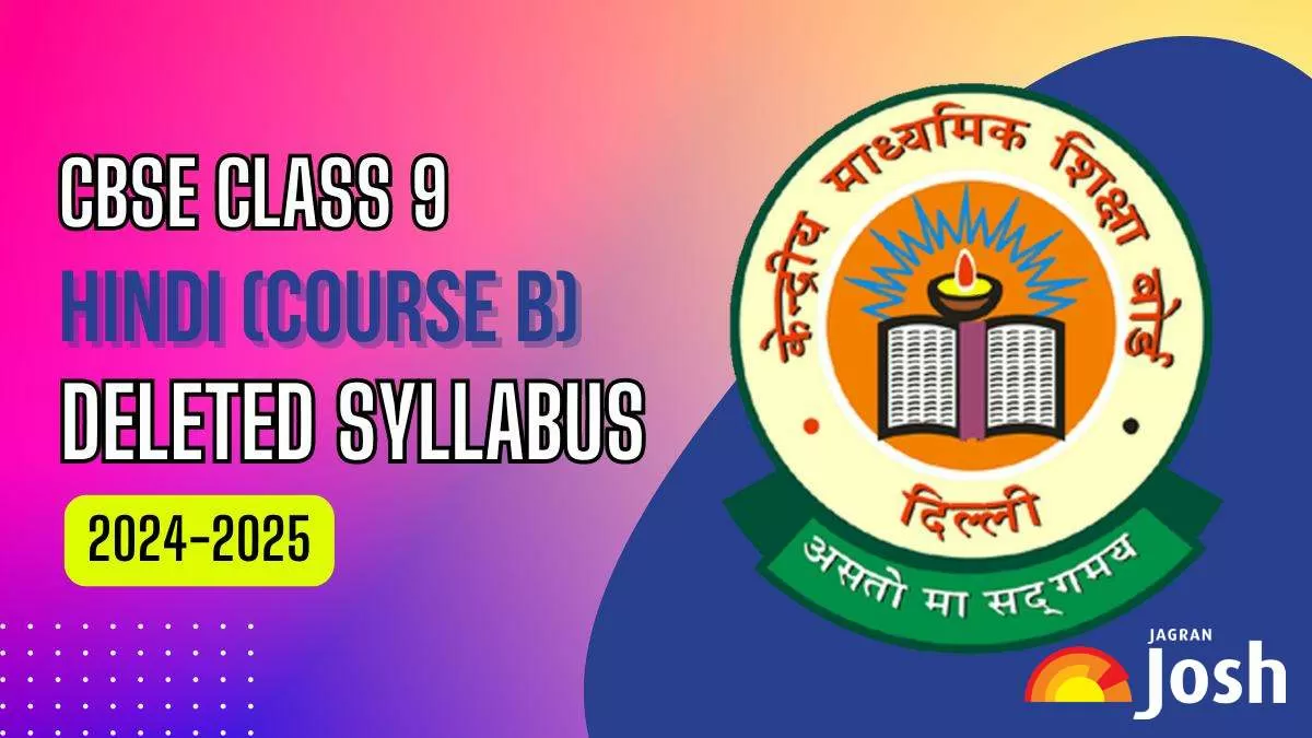 Cbse Class 9 Hindi B Deleted Syllabus For 2024 2025