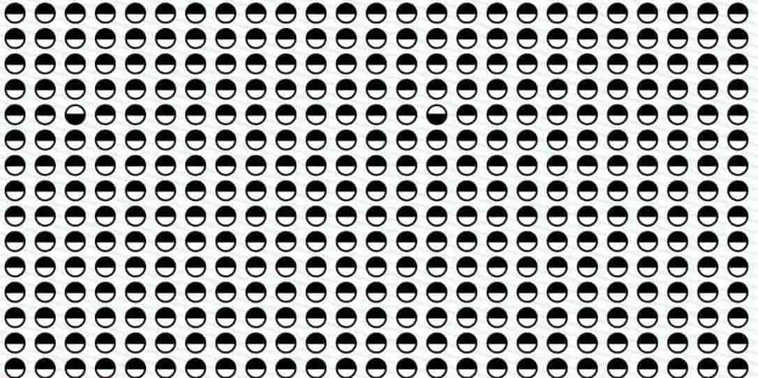 Visual Skill Test: Find two odd balls in 7 seconds!