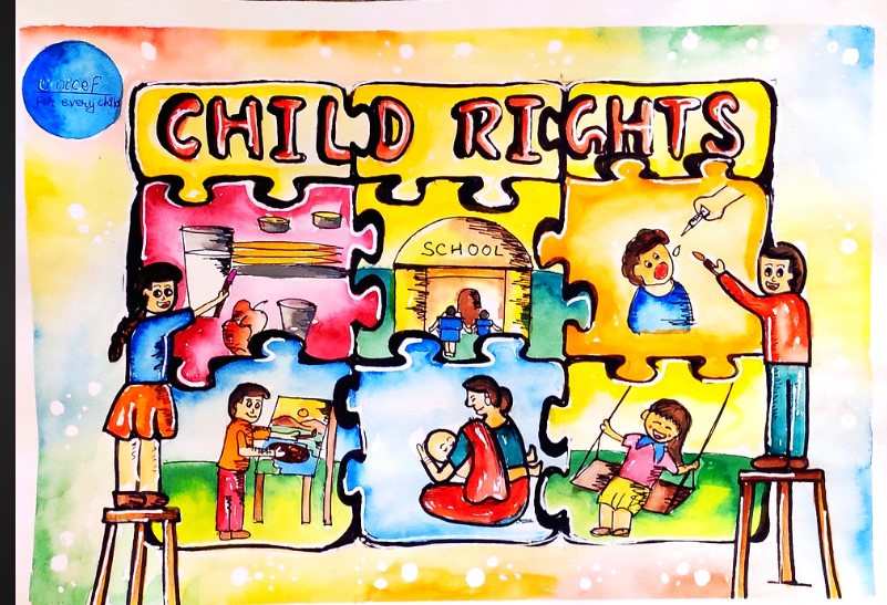 UNICEF Foundation Day Poster Drawing Ideas for School Students (2024)