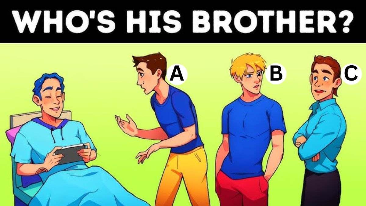 Brain Teaser IQ Test: Spot Who Is The Patient’s Brother? Only 1% ...