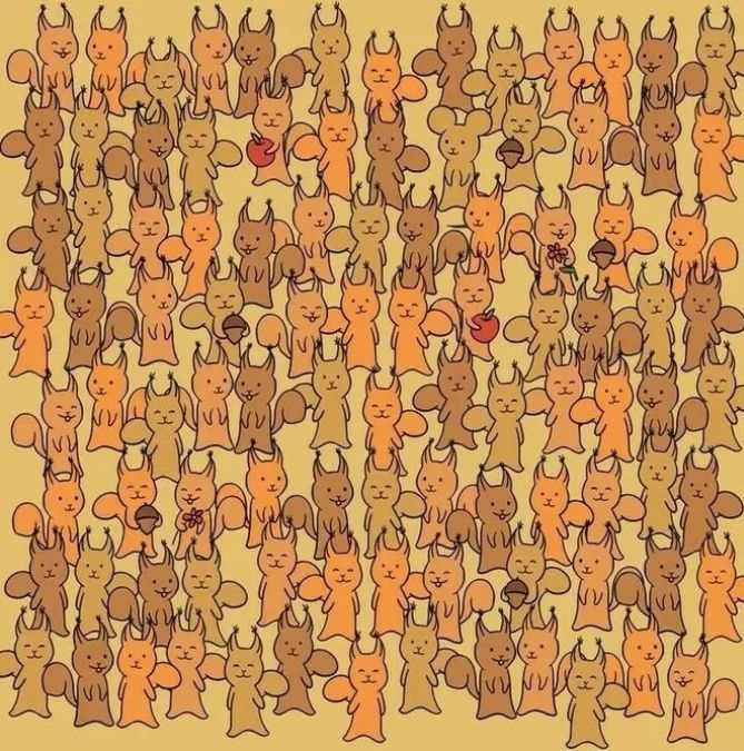 Picture Puzzle IQ Test: Only 1% With Keen Vision Can Spot the Mouse in ...