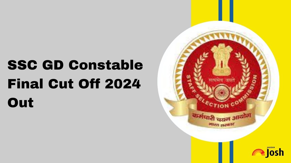 SSC GD Final Cut Off 2024 Released, State-wise Constable Cutoff Marks PDF