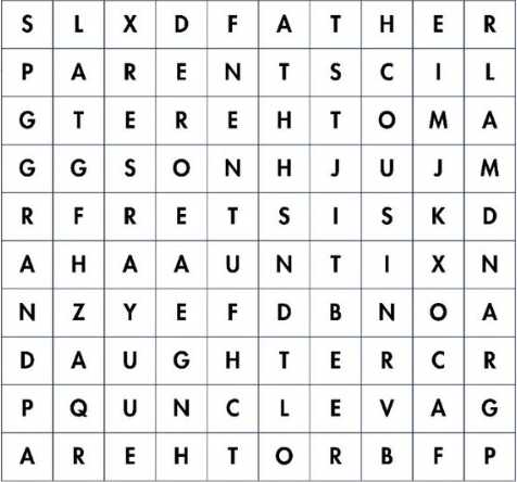 Word Search Puzzle: Find the word 'BROTHER' in 6 seconds!