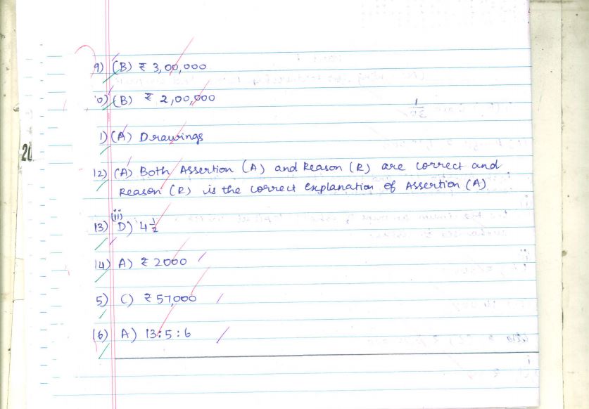 CBSE Class 12 Accountancy Topper Answer Sheet 2025: Download FREE PDF