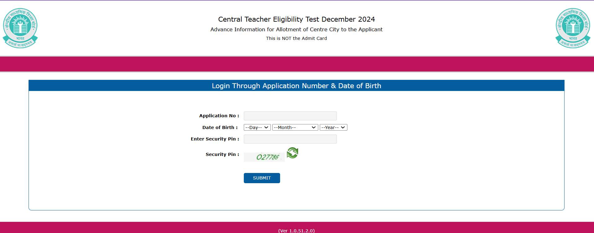 [लिंक एक्टिव] CTET City Slip, Pre Admit Card 2024: जारी हुई सीटीईटी ...