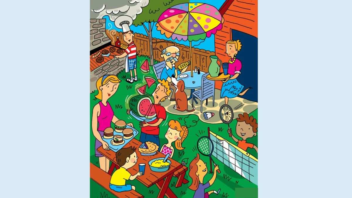 Picture Puzzle IQ Test: Can You Find 12 Hidden Objects In This Picnic ... Picture Puzzle IQ Test: Can You Find 12 Hidden Objects In This Picnic ...