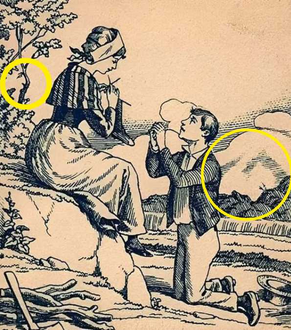 You are highly attentive if you can spot 2 hidden faces in the couple ...