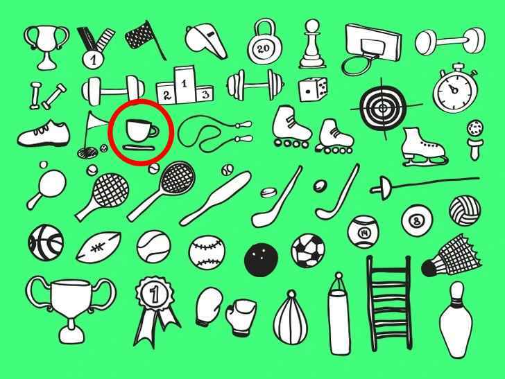 Brain Teaser IQ Test: Find the odd object in the picture in 10 seconds!