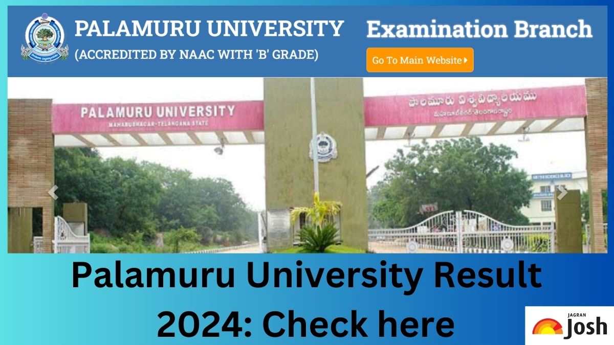 Palamuru University Result 2024 OUT on palamuruuniversity.com; Direct ...