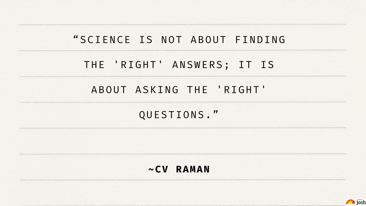 CV Raman Quotes: Best, Famous, and Success Quotes by Sir Chandrasekhara ...