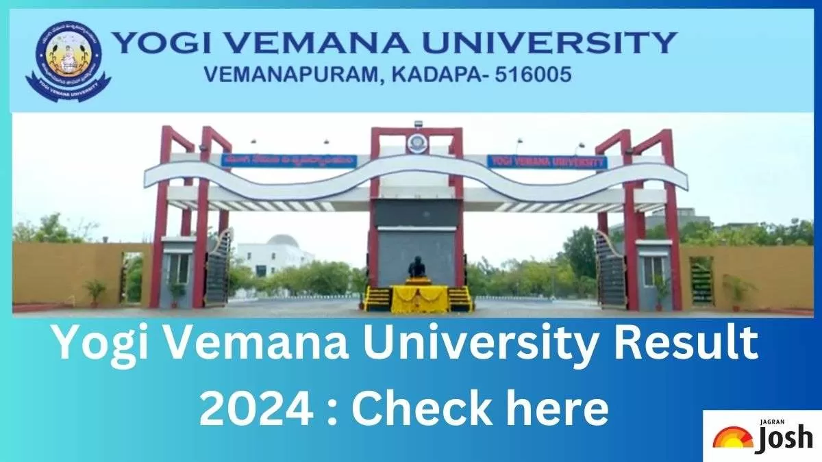 YVU Result 2024 OUT at yvu.edu.in; Download Yogi Vemana University UG ...