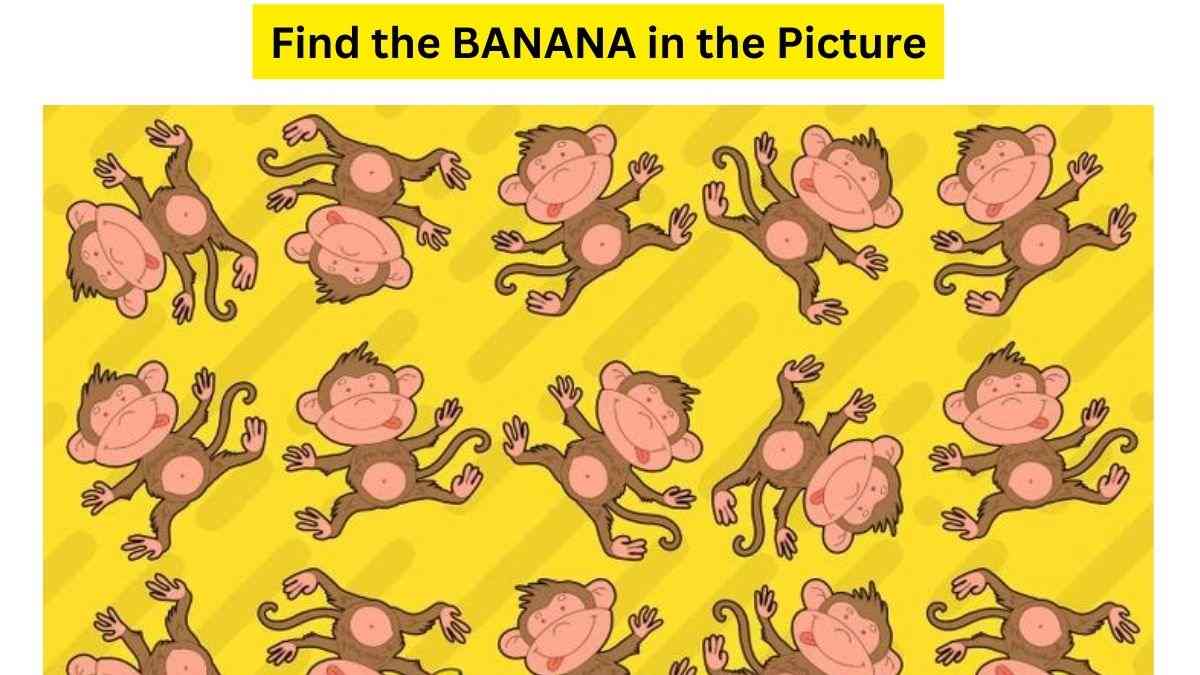Brain Teaser IQ Test: Only A Smart Person Can Find The BANANA For ... Brain Teaser IQ Test: Only A Smart Person Can Find The BANANA For ...