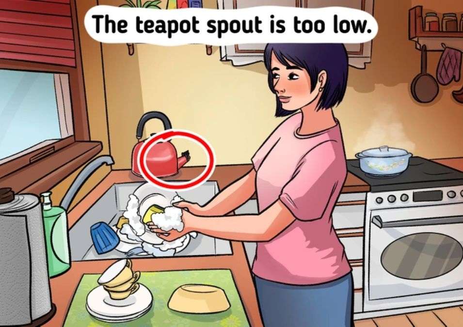 Only A Genius Can Find The Mistake In This Kitchen Scene In 10 Seconds