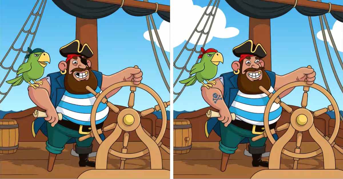 Only the sharpest-eyed people can spot 10 differences between the ...
