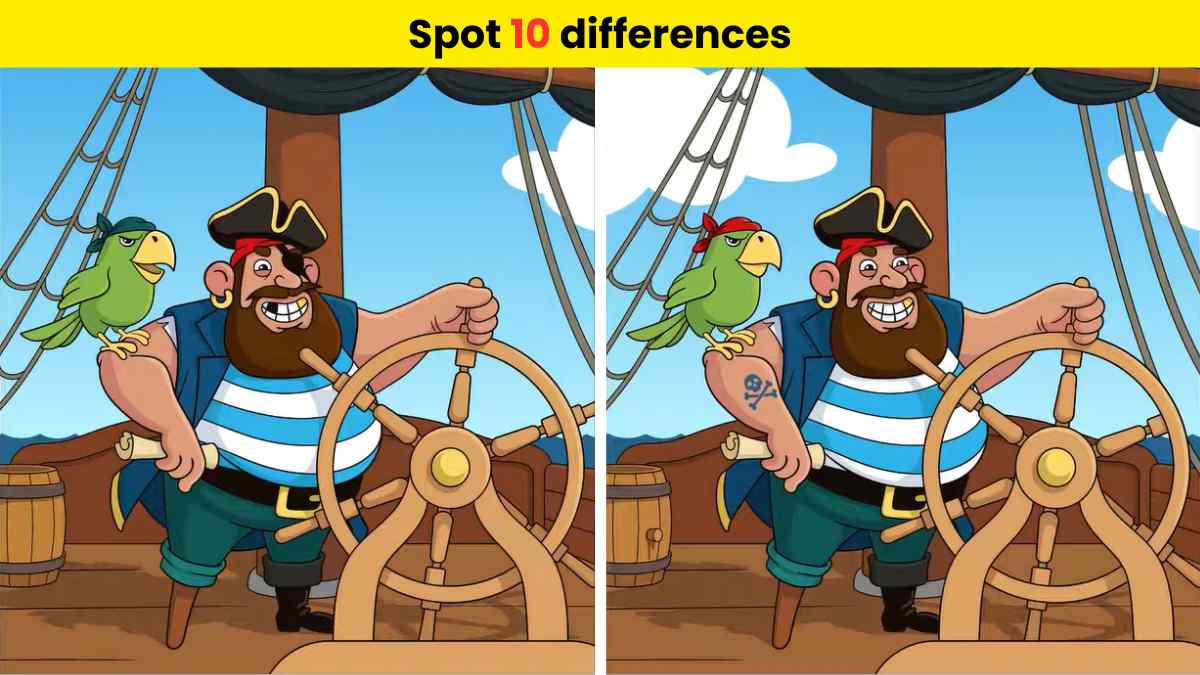 Only The Sharpest Eyed People Can Spot 10 Differences Between The