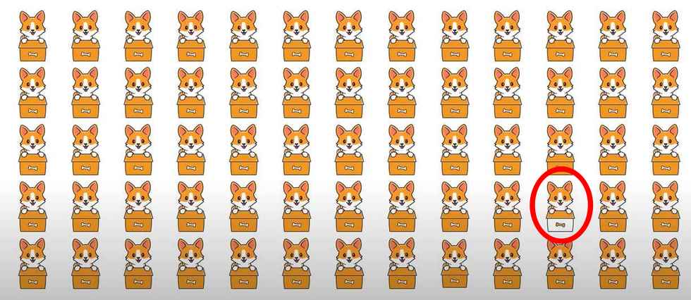 Optical Illusion Vision Test: Find the different box in 3 seconds!