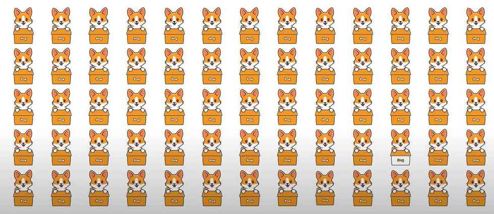 Optical Illusion Vision Test: Find the different box in 3 seconds!