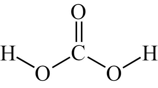 Carbonic Acid: H2CO3 pH, Formula, Structure and Properties
