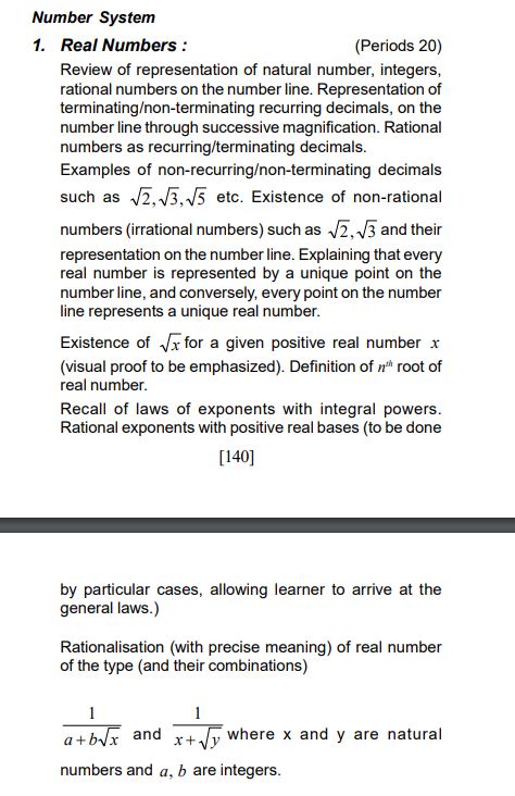 Assam Board AHSEC Class 9 General Maths Syllabus, Important Topics and ...