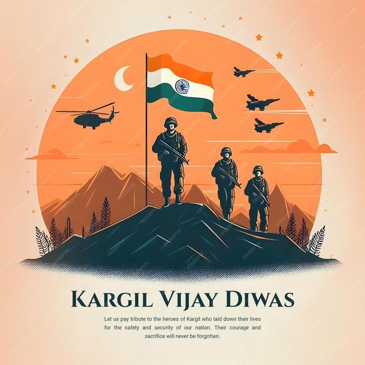 Kargil Vijay Diwas 2024: Drawing Ideas, Paintings, Posters And Pictures ...