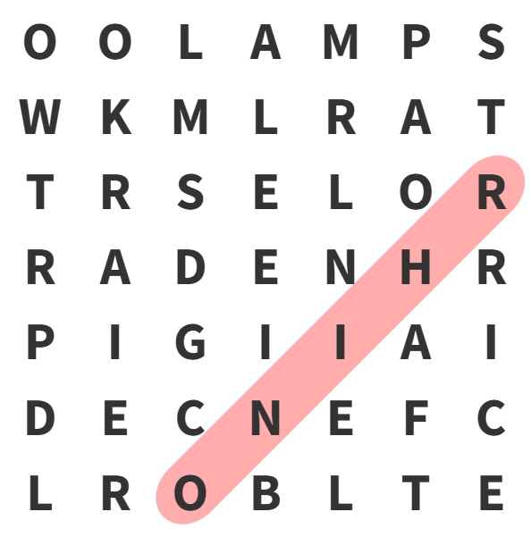 Word Search Puzzle: Find the word 'rhino' in 8 seconds!