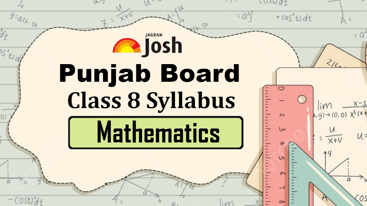 PSEB Class 8 Maths Syllabus 2024-2025 PDF PSEB Class 8 Maths Syllabus 2024-2025 PDF