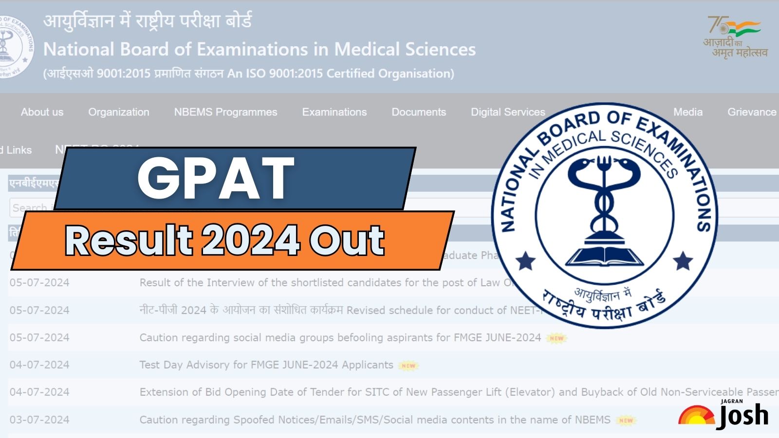 GPAT Result 2024 Announced at natboard.edu.in, Get Direct Link Here ... GPAT Result 2024 Announced at natboard.edu.in, Get Direct Link Here ...