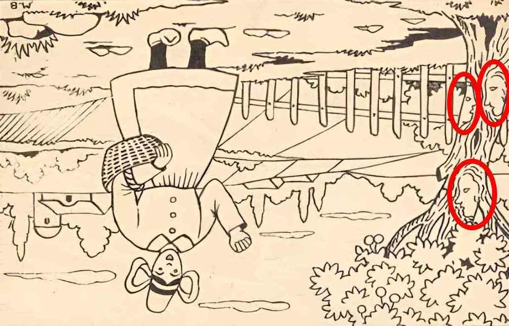 Only highly intelligent readers can spot three hidden faces in 6 seconds!