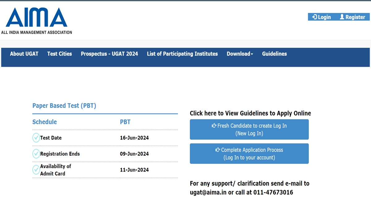 UGAT 2024 Exam Dates Revised, Apply Until 9 June At aima.in | Education ...