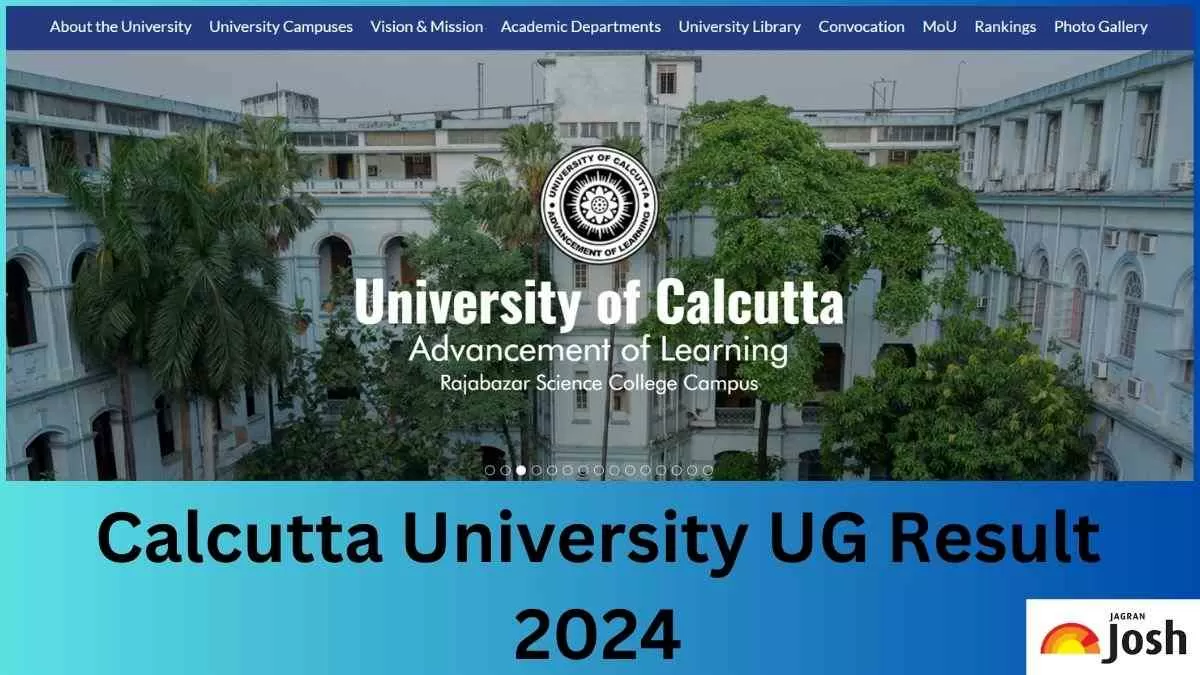 Calcutta University Result 2024 OUT at wbresults.nic.in; Direct Link to Download Calcutta ...
