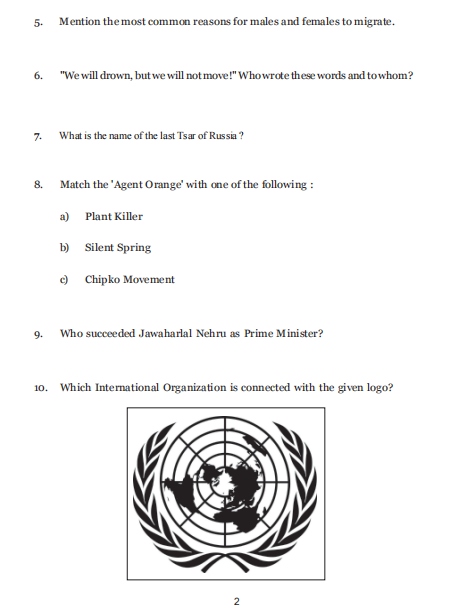 AP SSC Social Studies Model Question Paper 2024: Download PDF with ...