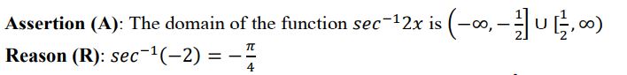 CBSE 12th Maths Assertion and Reasoning Questions for Board Exams 2024 ...