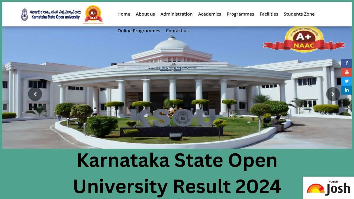 KSOU Result 2024 OUT at ksoumysuru.ac.in, Direct Link to Download UG ...