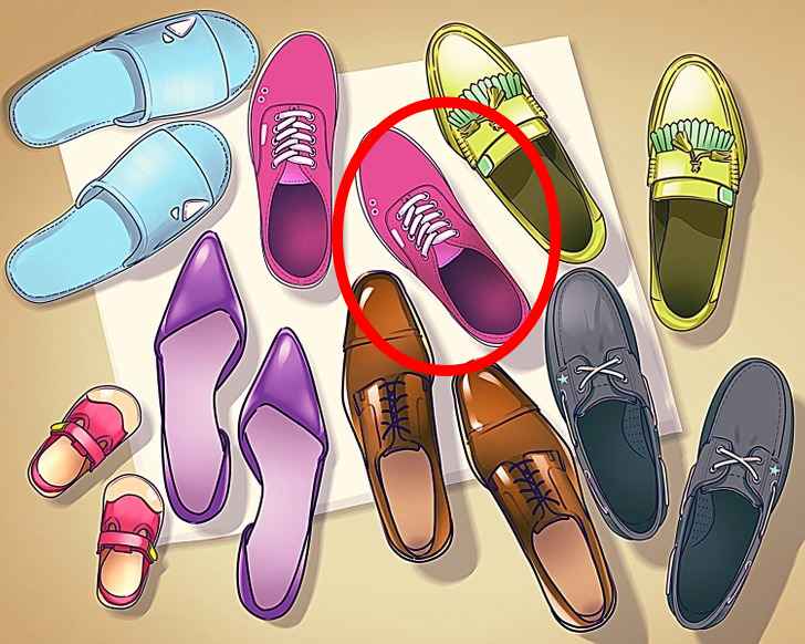 Picture Puzzle IQ Test: Find the mistake in the stack of shoes in 5 ...