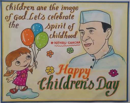 Easy and Simple Children’s Day Drawing Ideas with Images for School ...