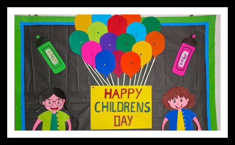 Children's Day Board Decoration for 14 November - Jawaharlal Nehru ...