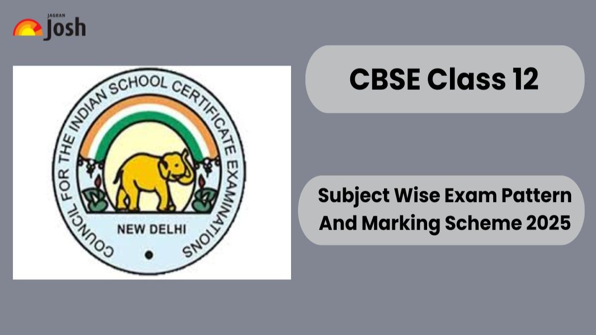 CBSE Class 12 Subject Wise Exam Pattern And Marking Scheme 2025 CBSE Class 12 Subject Wise Exam Pattern And Marking Scheme 2025