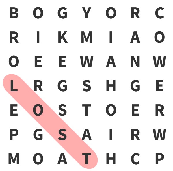 Find the word 'LOST' in 9 seconds!