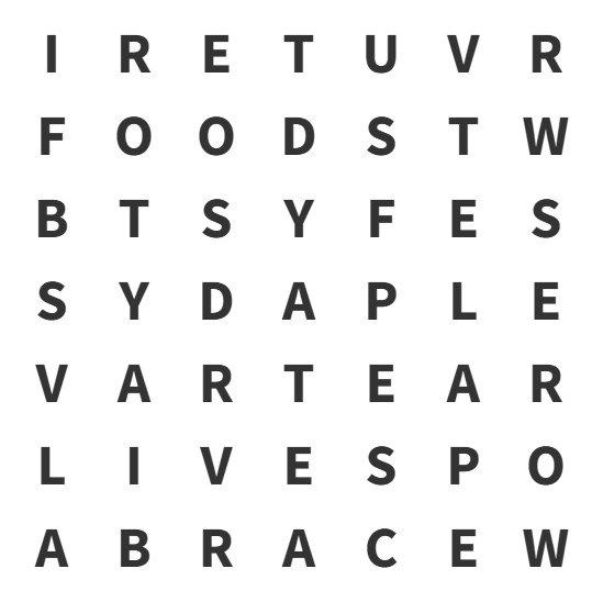 Word Search Puzzle - Find the word 'LADY' in 6 seconds!