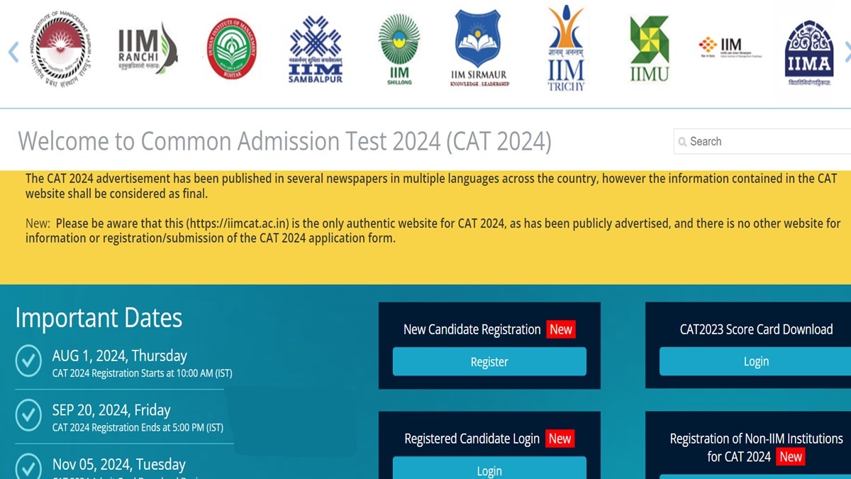IIM CAT 2024 Admit Card Tomorrow at iimcat.ac.in, Get Direct Link Here ...