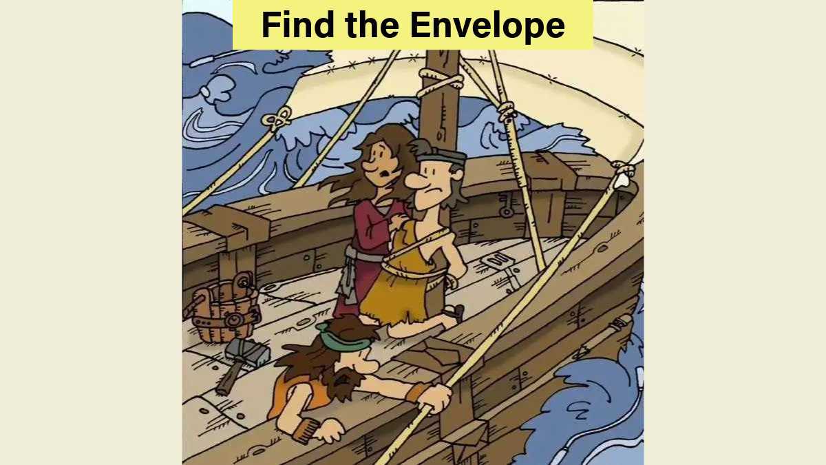 Brain Teaser IQ Test - Only 2% with eagle eyes can find the envelope in ...