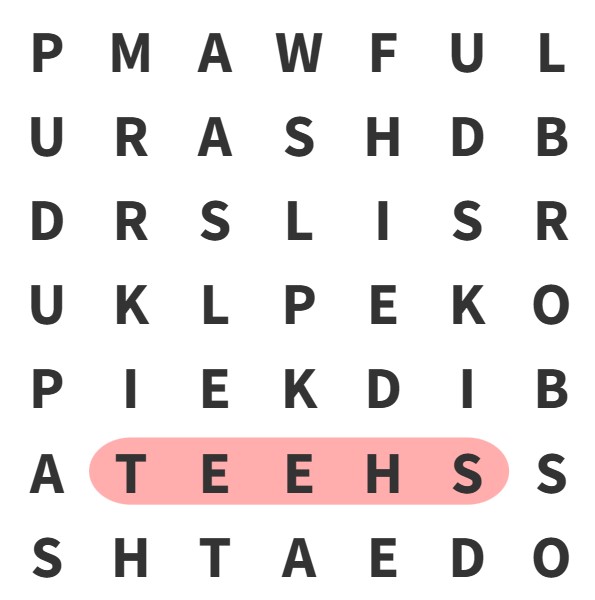 Word Search Puzzle - Find the word 'SHEET' in 7 seconds!