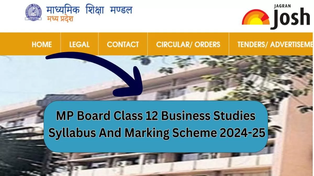 MP Board 12th Business Studies Syllabus 2024-25: Download MPBSE Class ... MP Board 12th Business Studies Syllabus 2024-25: Download MPBSE Class ...